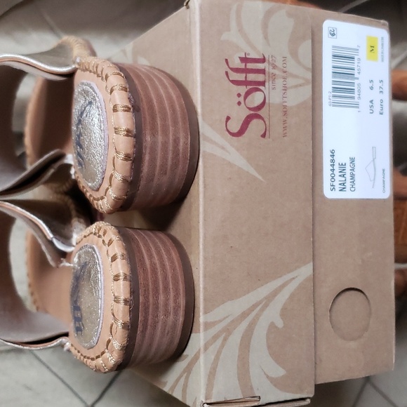 Sofft | Shoes | Nwt Sofft Nalanie Leather Slide | Poshmark